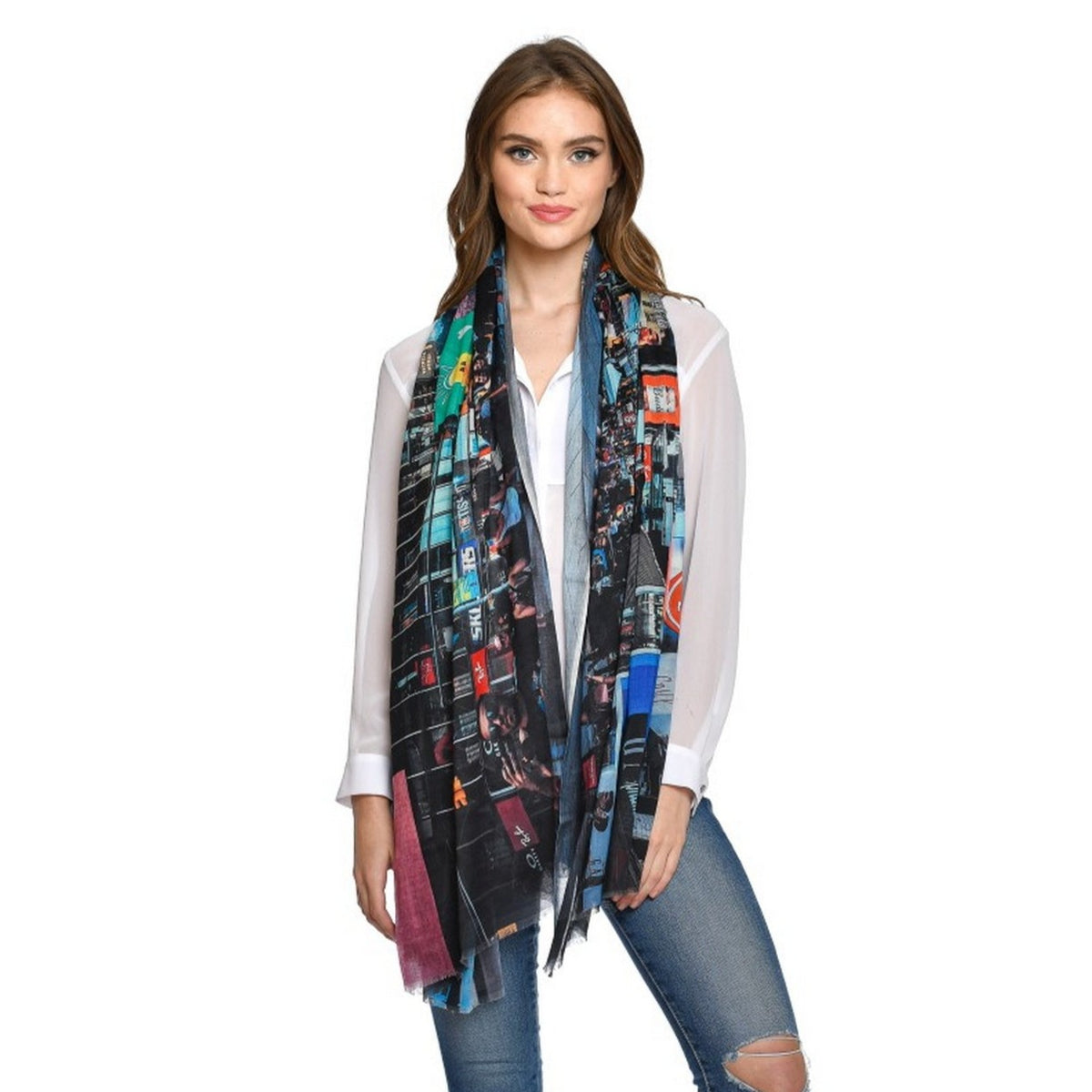 Cityscape New York Scarf – Tolani